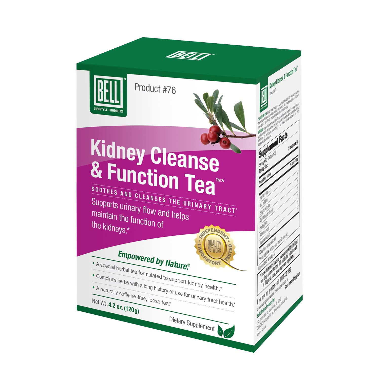 Bell herbal tea for kidney health