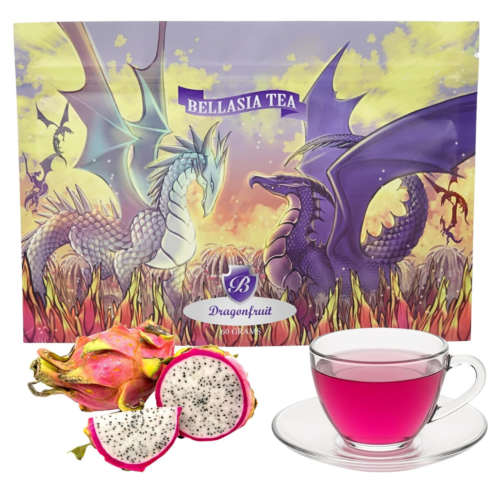 Bellasia dragon fruit herbal tea bags