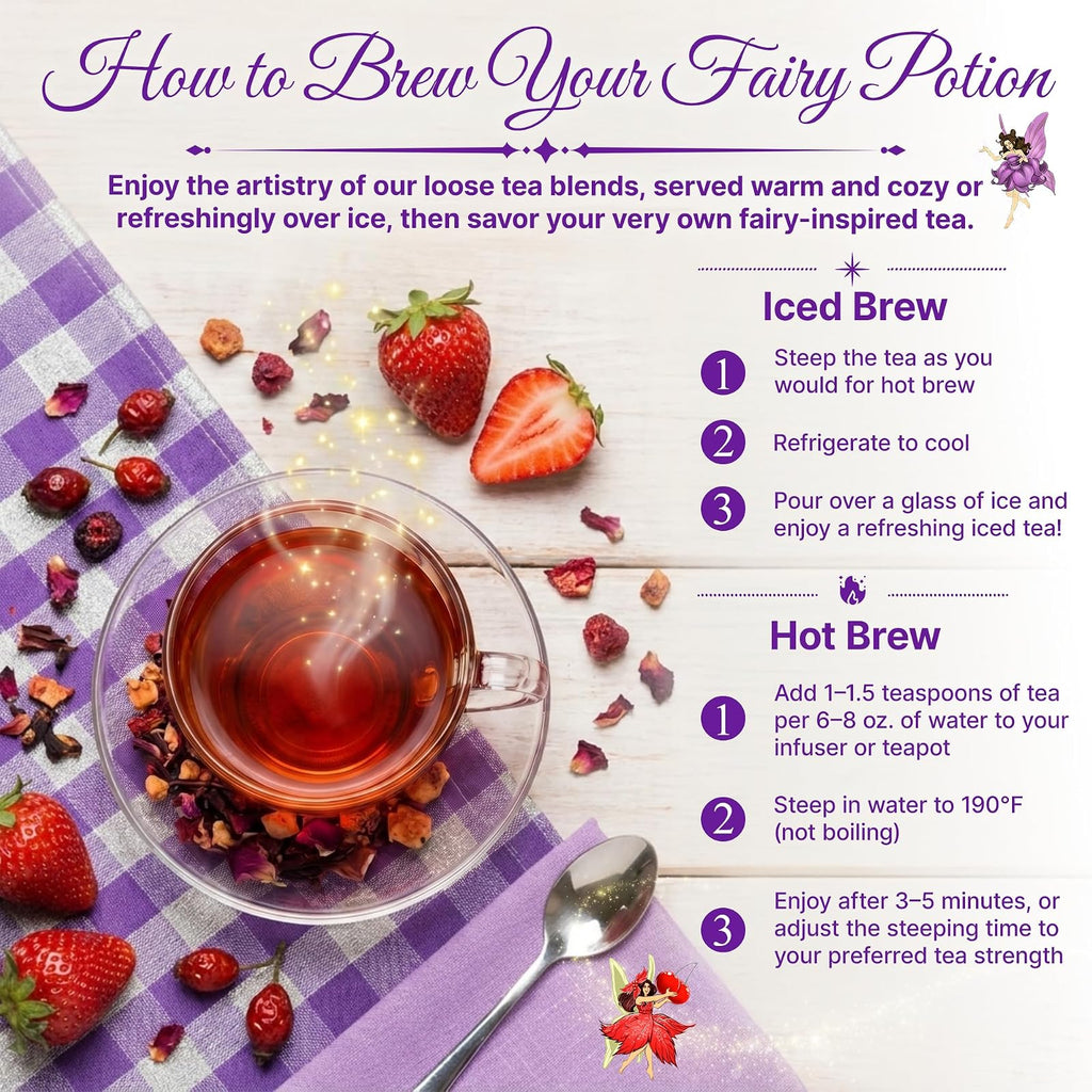 Bellasia fairy berry tea for relaxation