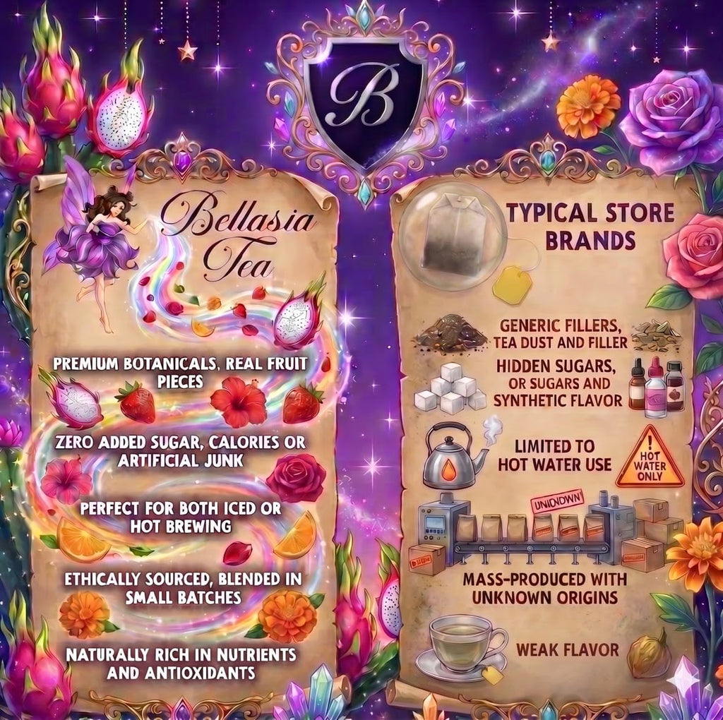 Bellasia tea for wellness and health