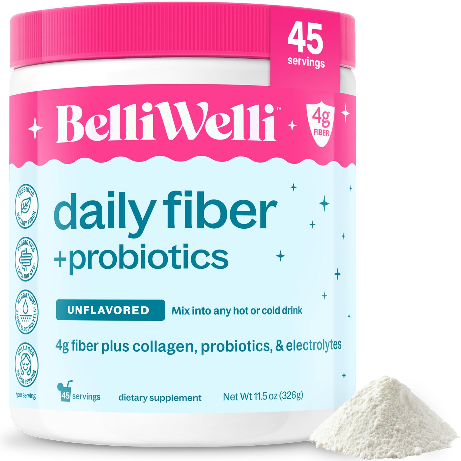 Belli Welli fiber supplement powder