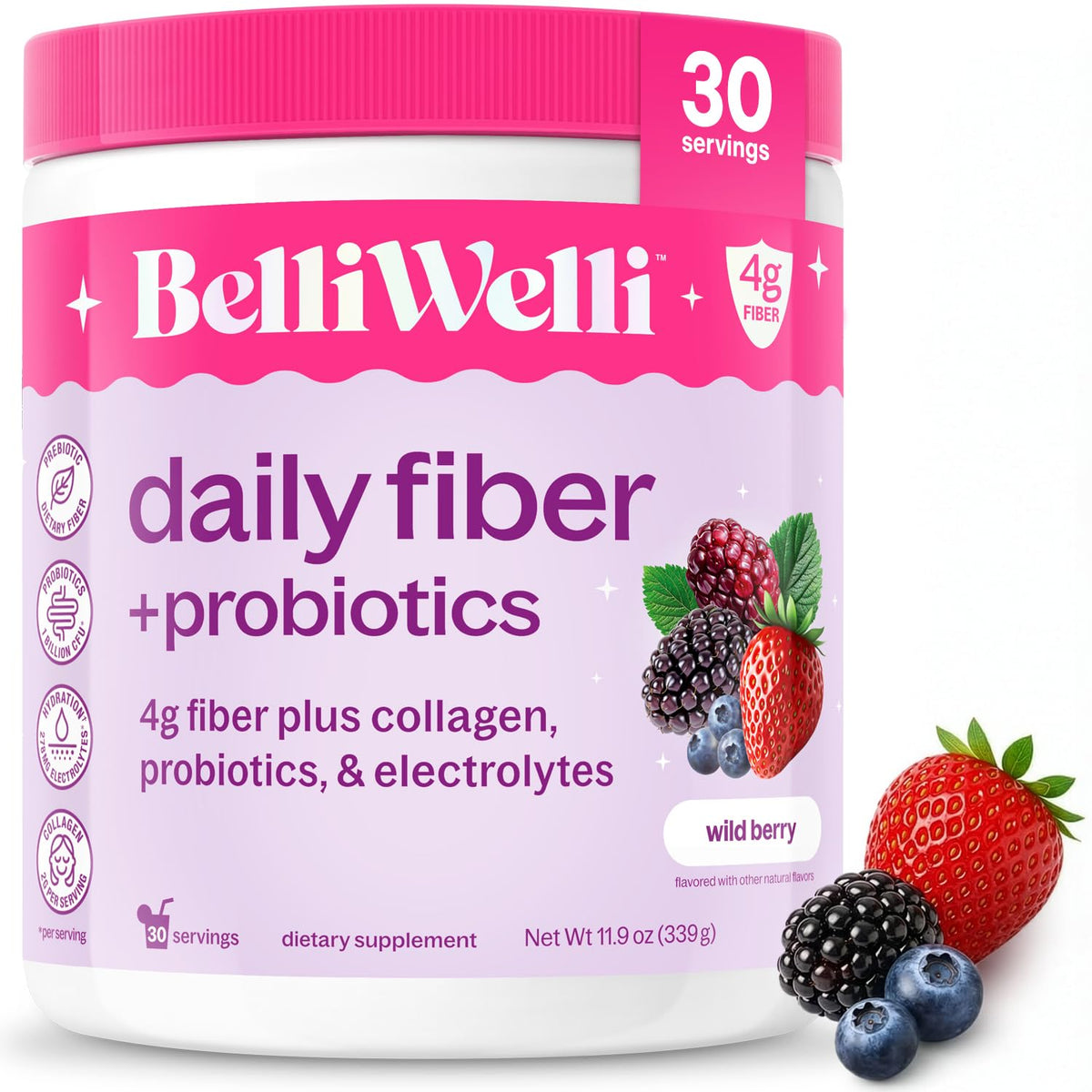 Belli Welli fiber supplement powder