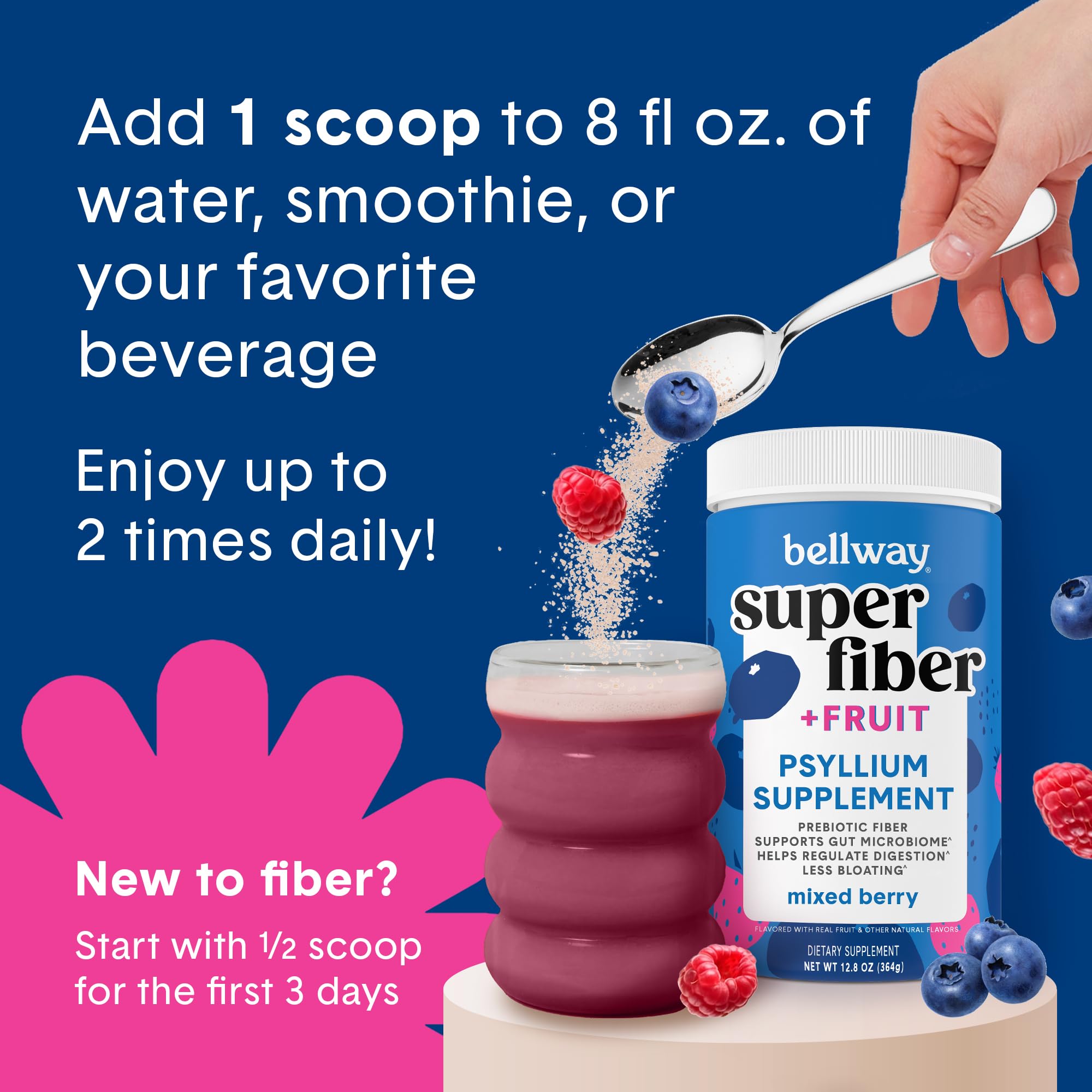 Bellway Super Fiber for bloating relief