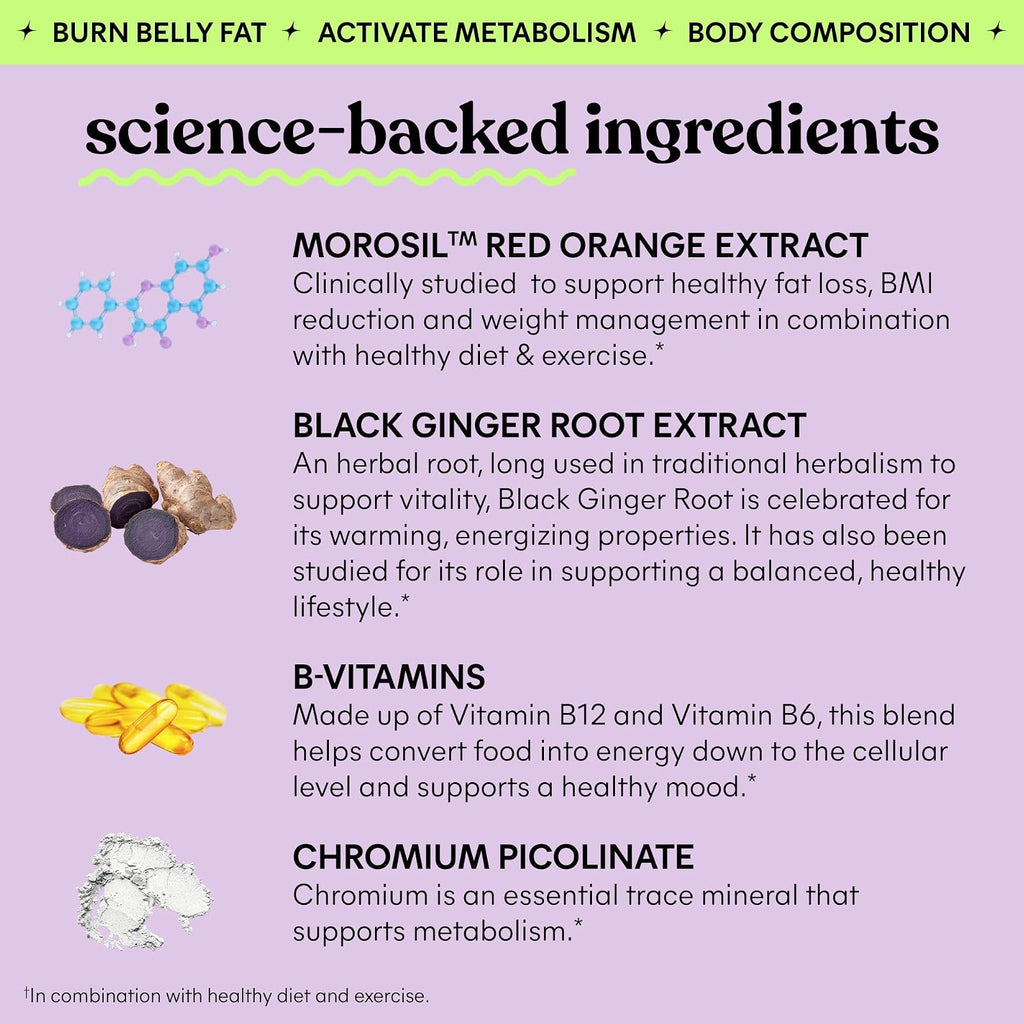 Belly fat burner gummies with natural ingredients