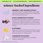 Belly fat burner gummies with natural ingredients