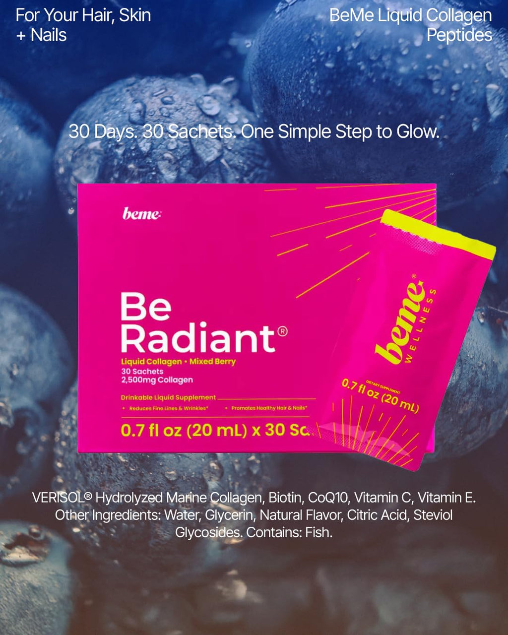 BeMe Glow collagen for daily wellness