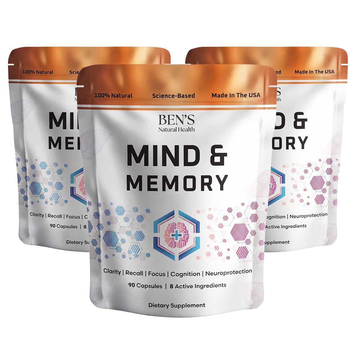 Ben's Natural Health Mind & Memory capsules