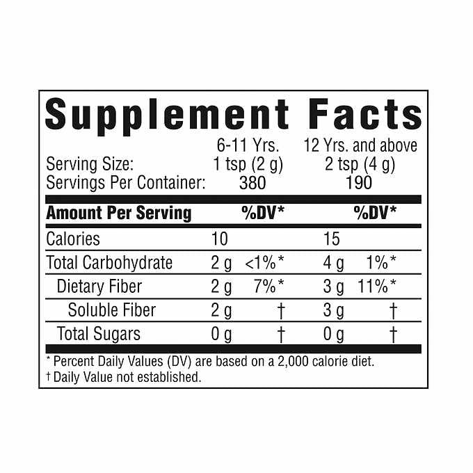 Benefiber powder promotes regularity