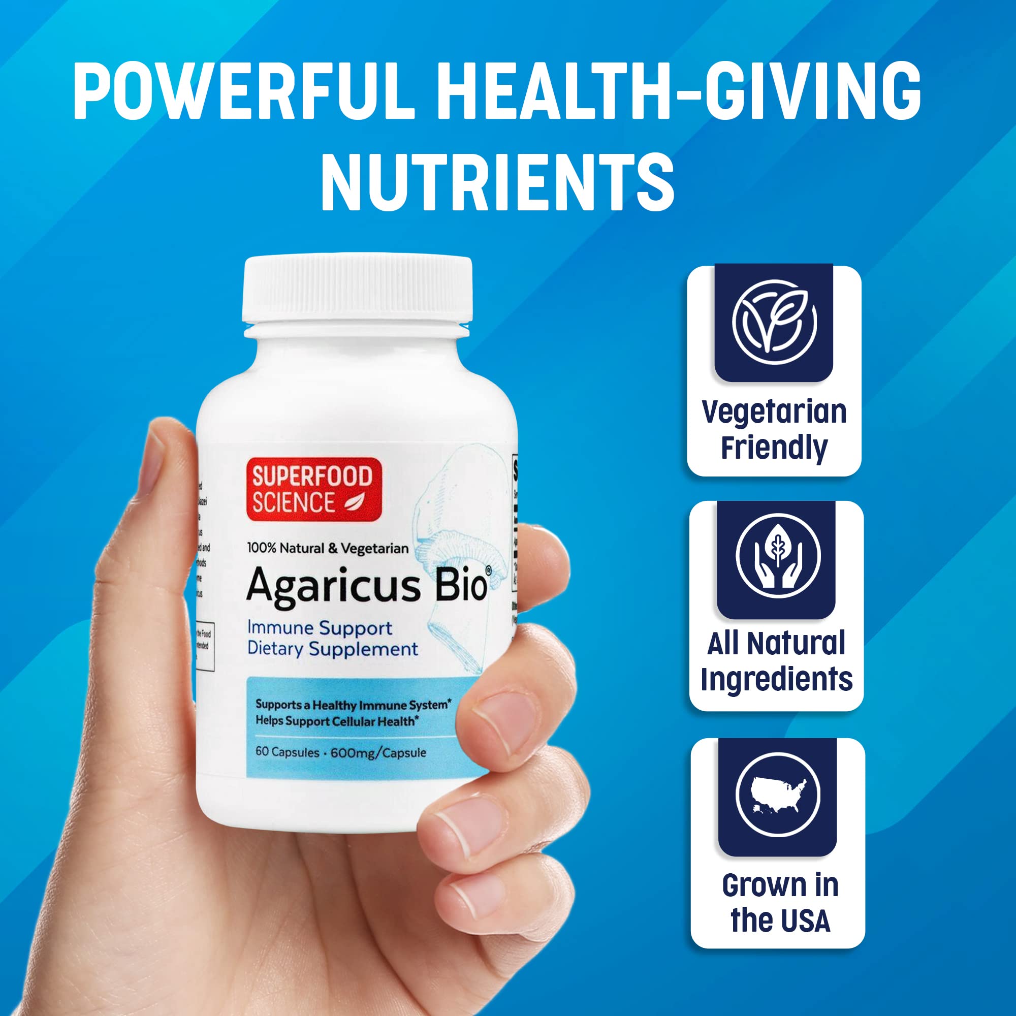 benefits of agaricus blazei for vitality