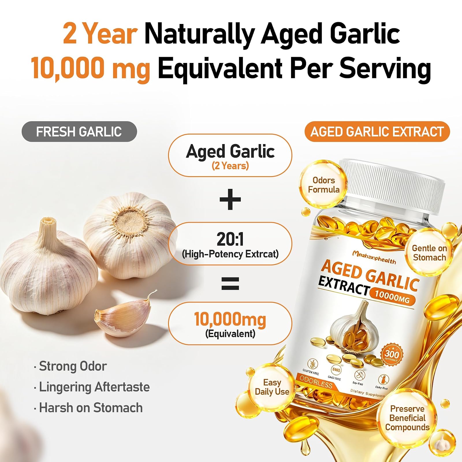 benefits of aged garlic supplements