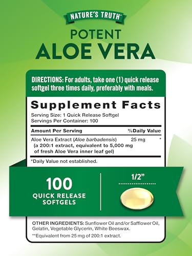 benefits of aloe vera capsules