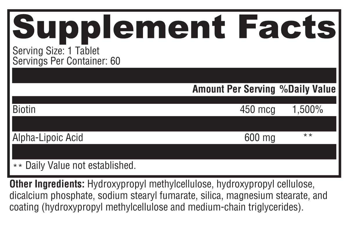 benefits of alpha lipoic acid tablets