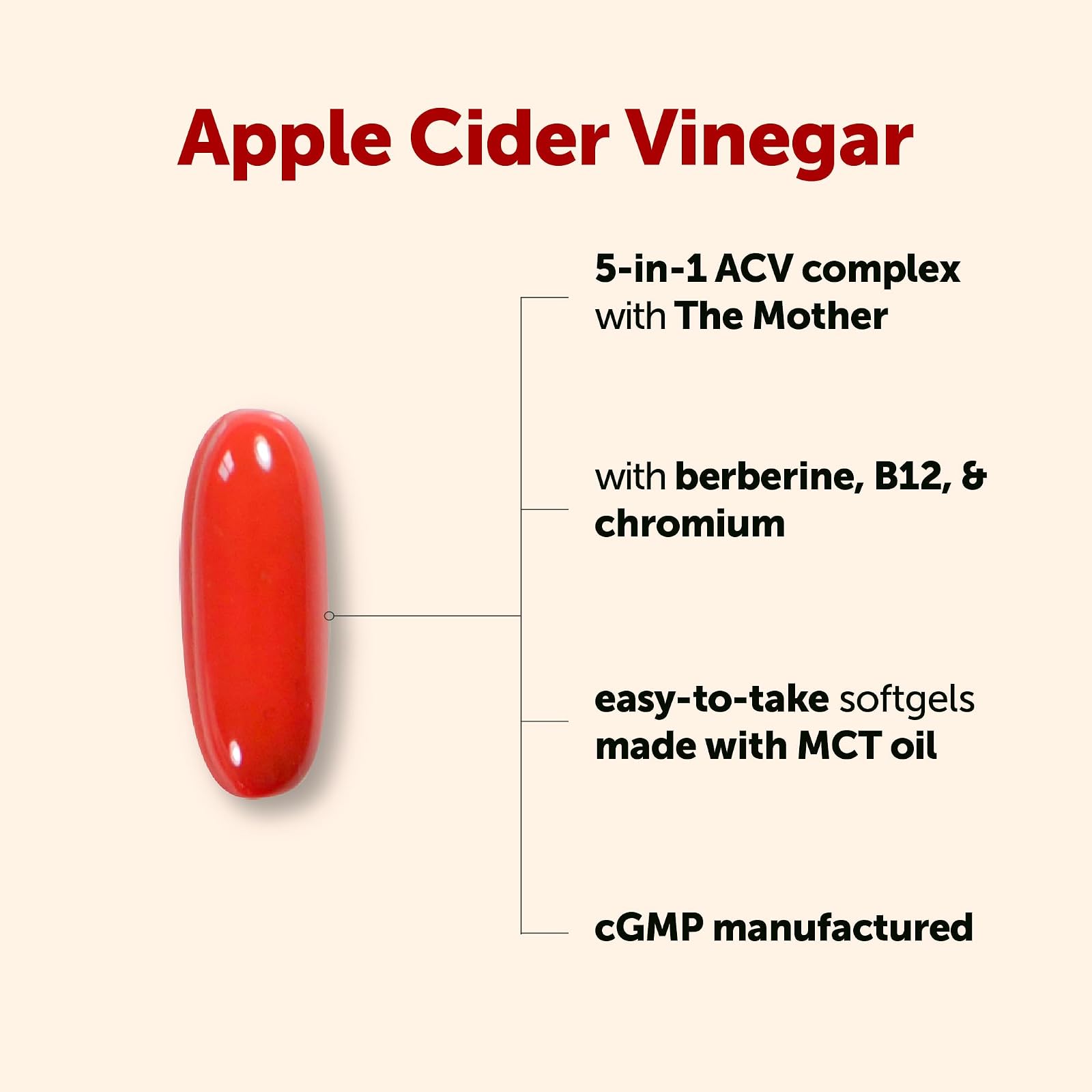 benefits of apple cider vinegar capsules