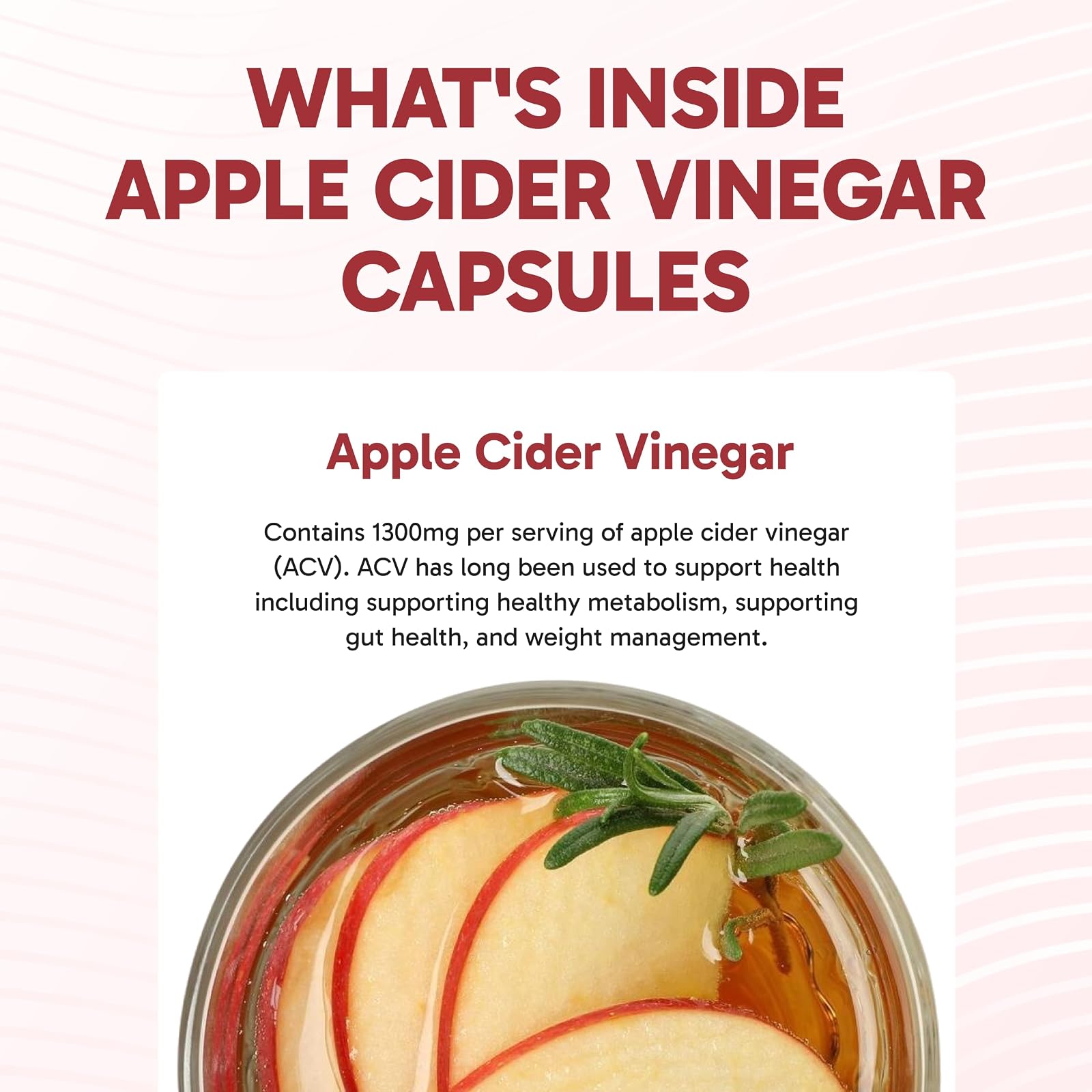 benefits of apple cider vinegar capsules