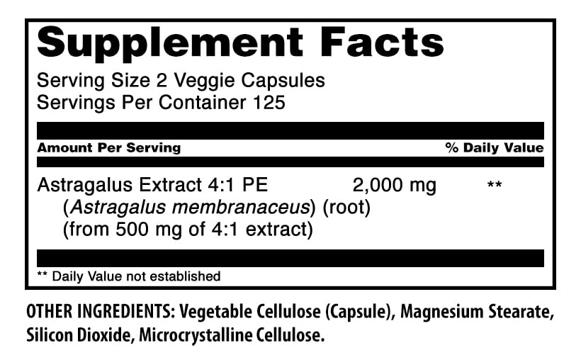benefits of astragalus for immune support