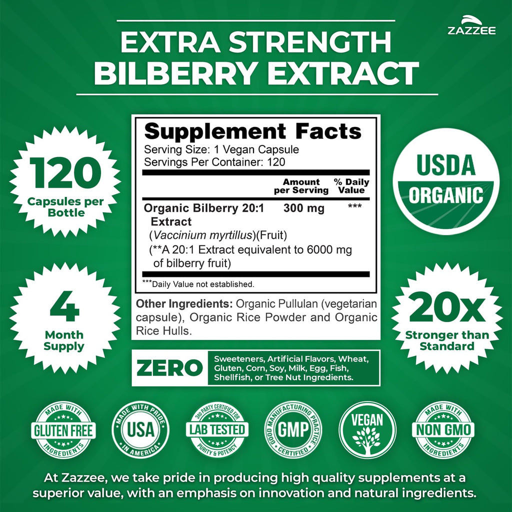 benefits of bilberry for vision support