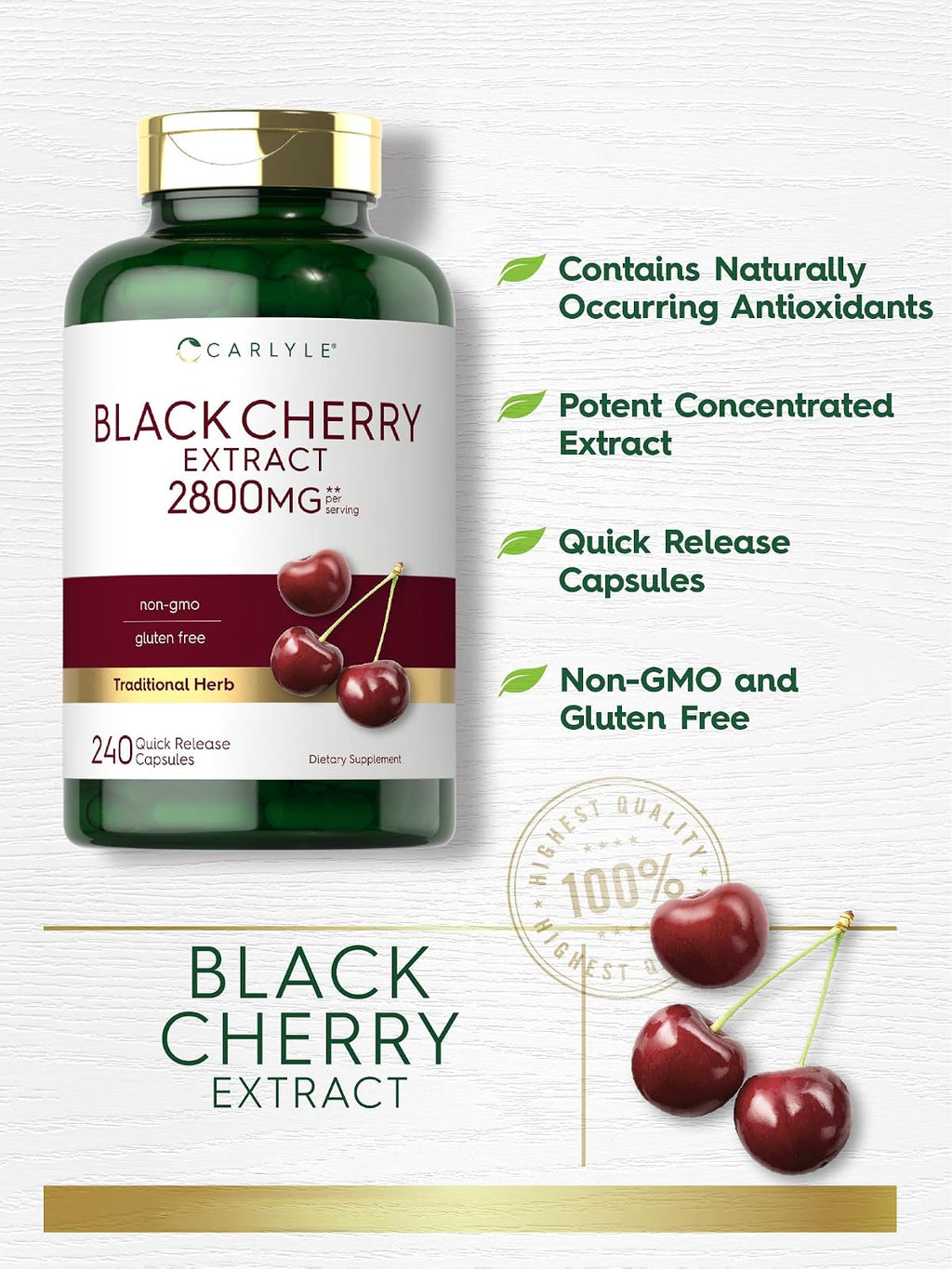 benefits of black cherry extract