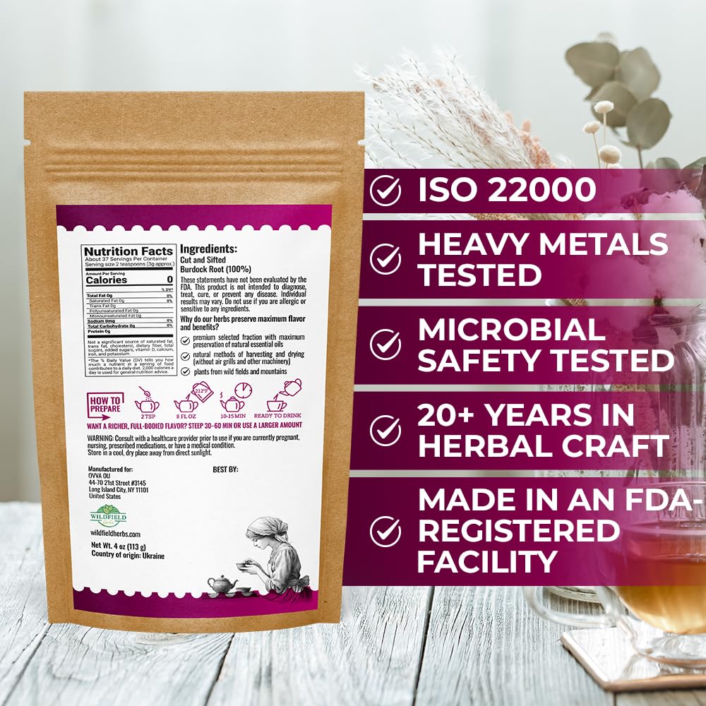 benefits of burdock root tea