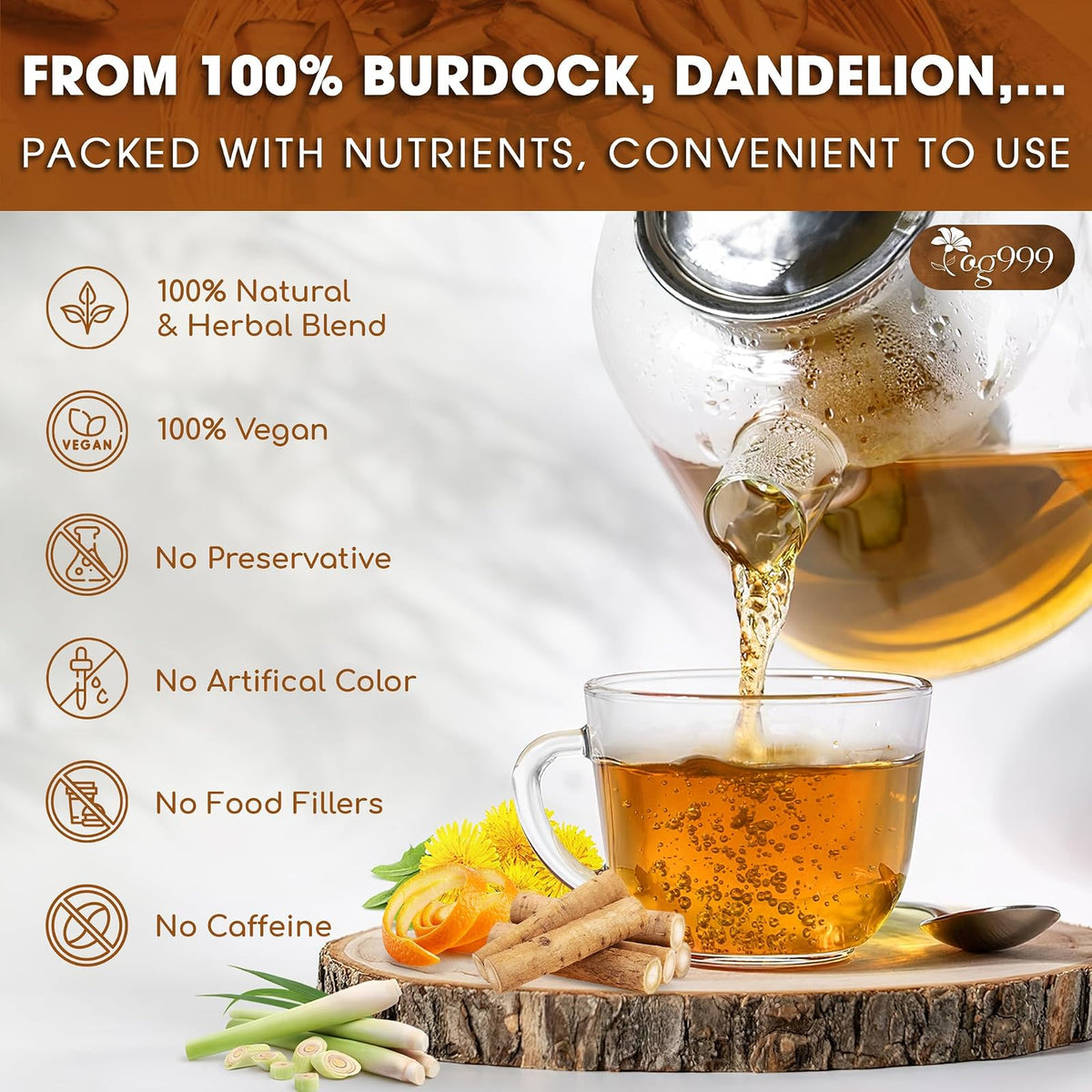 benefits of burdock root tea