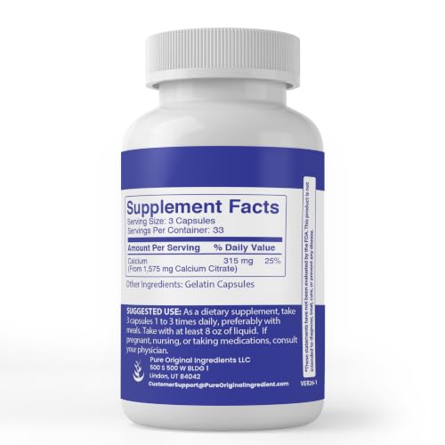 benefits of calcium citrate