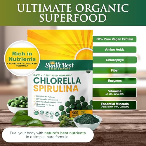 benefits of chlorella and spirulina