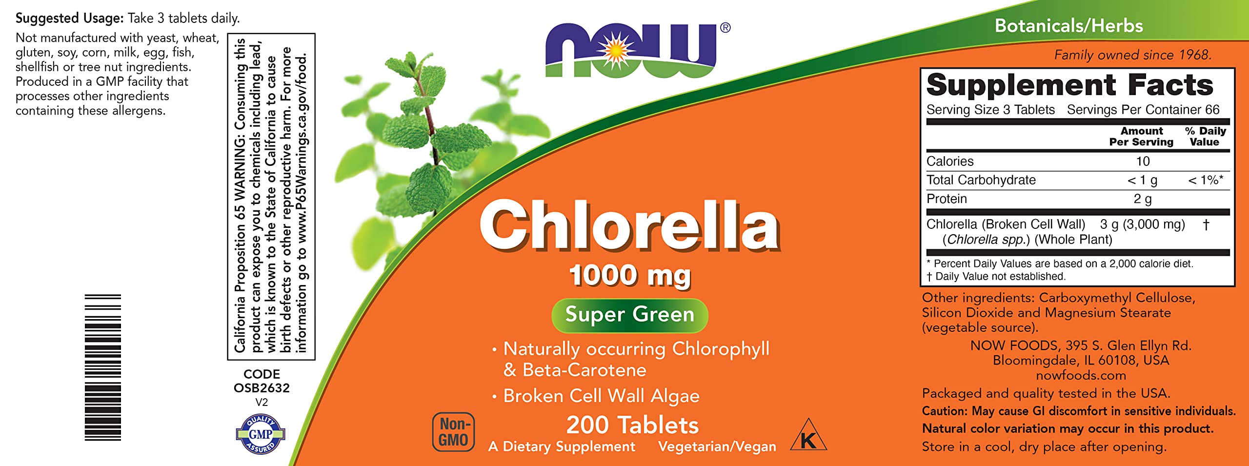 Benefits of chlorella for energy