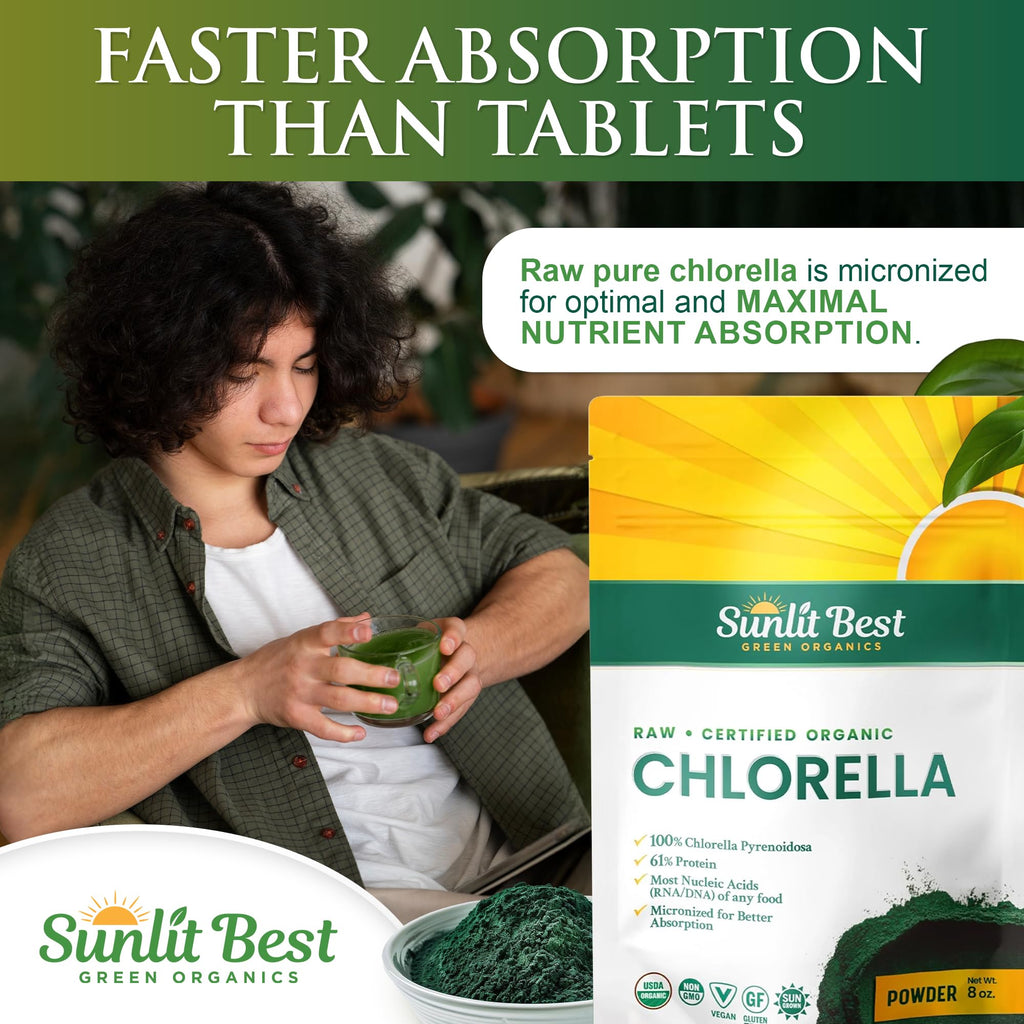 benefits of chlorella for skin