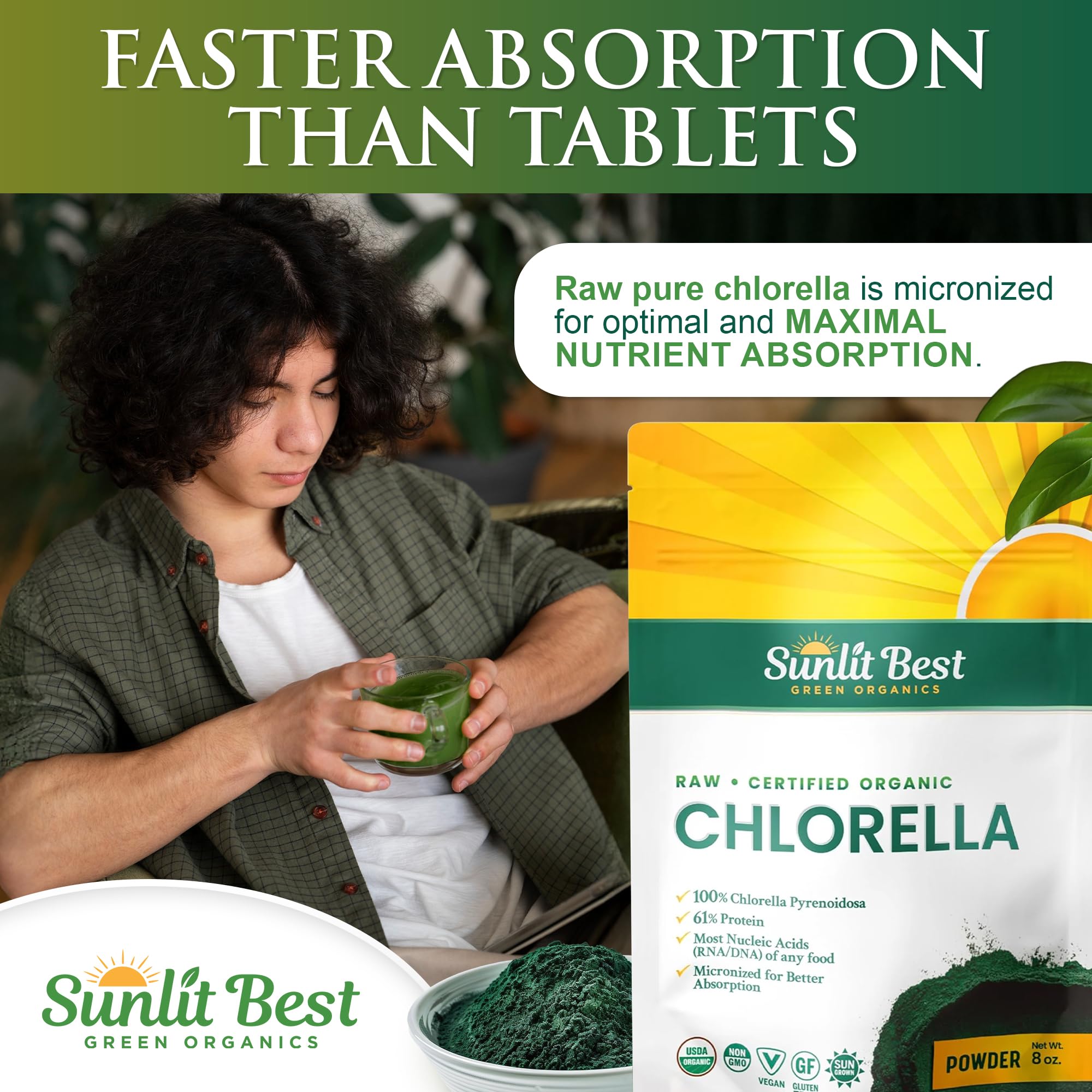 benefits of chlorella for skin