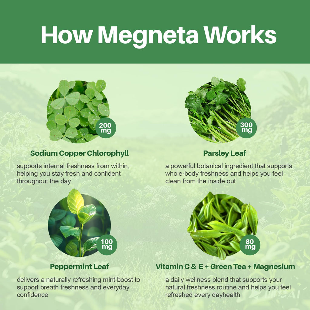 Benefits of chlorophyll for women's health