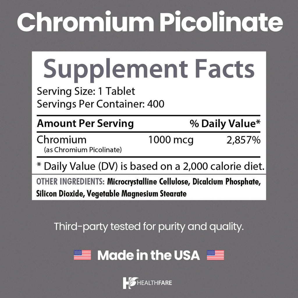 benefits of chromium picolinate