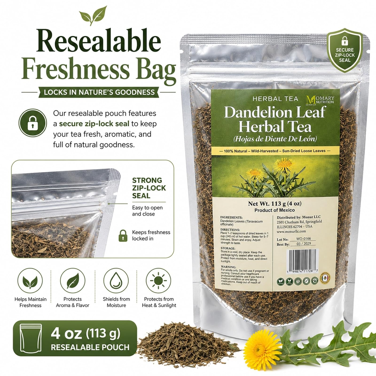 benefits of dandelion herbal tea