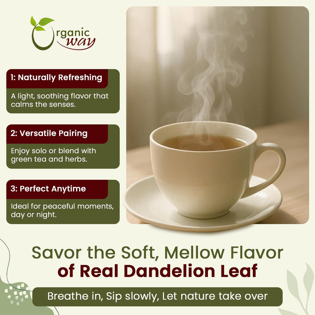 benefits of dandelion leaf tea