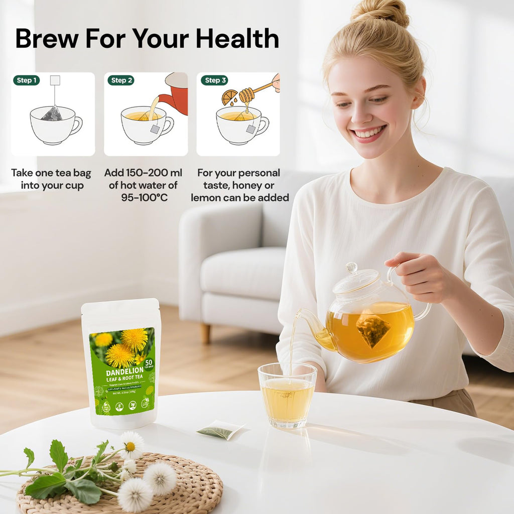 benefits of dandelion root tea