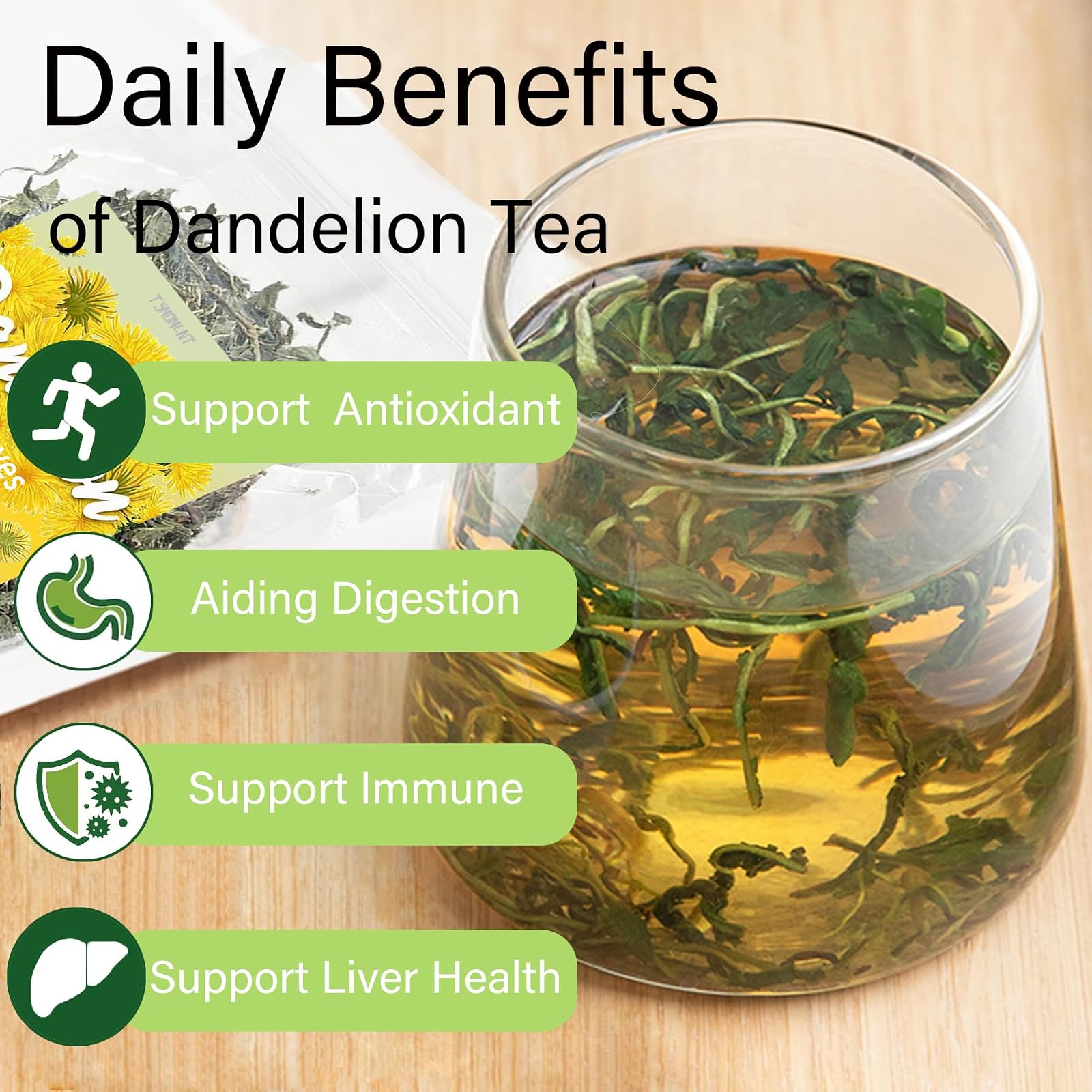 benefits of dandelion tea