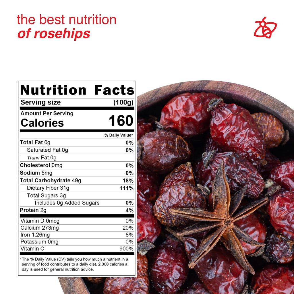 benefits of dried rosehips herbal tea