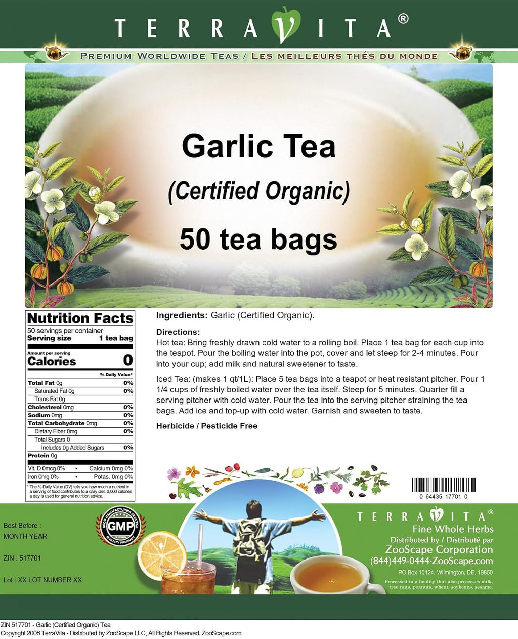 benefits of garlic herbal tea