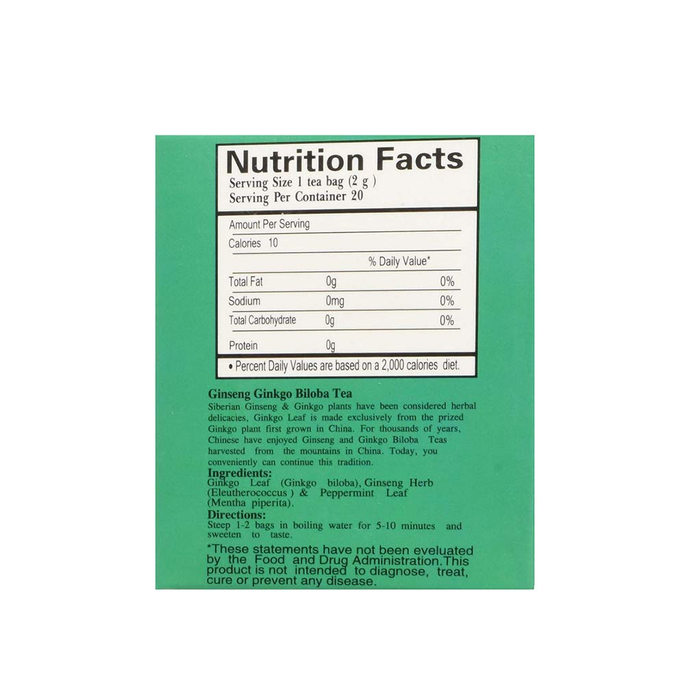 benefits of Ginkgo Biloba tea