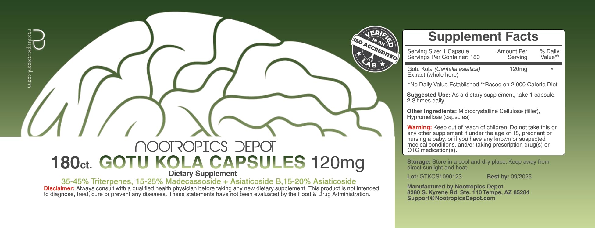benefits of gotu kola capsules