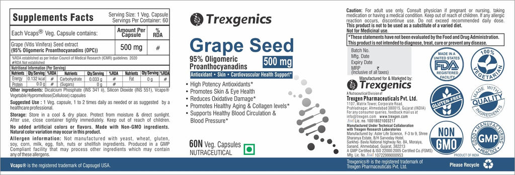 benefits of grape seed extract capsules