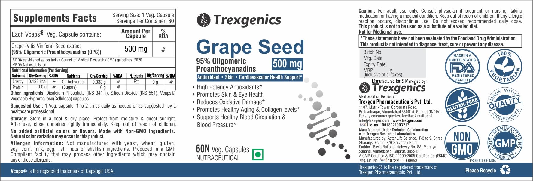 benefits of grape seed extract capsules