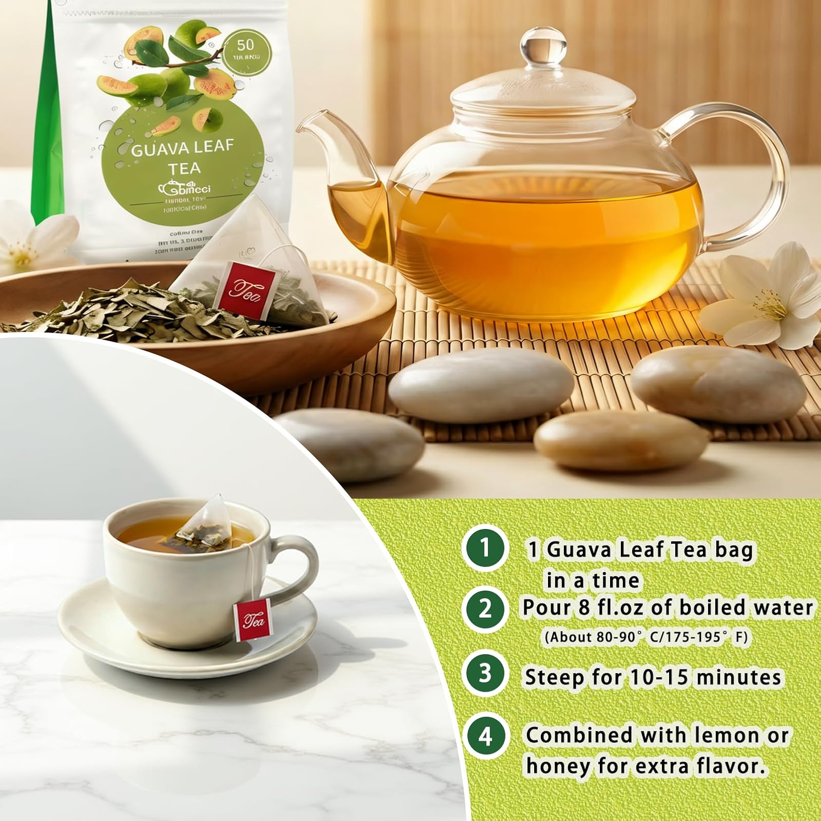 benefits of guava leaves tea