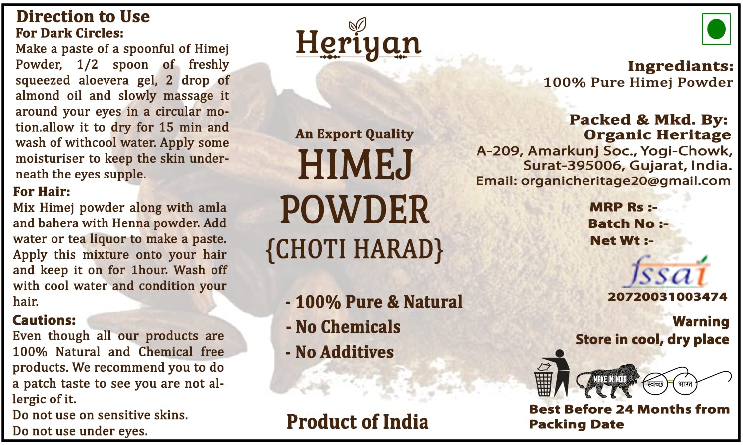 benefits of haritaki for digestion
