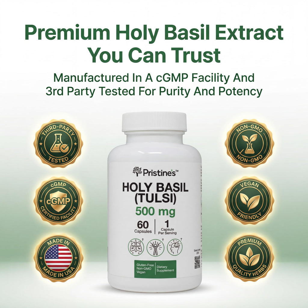 benefits of holy basil for calmness
