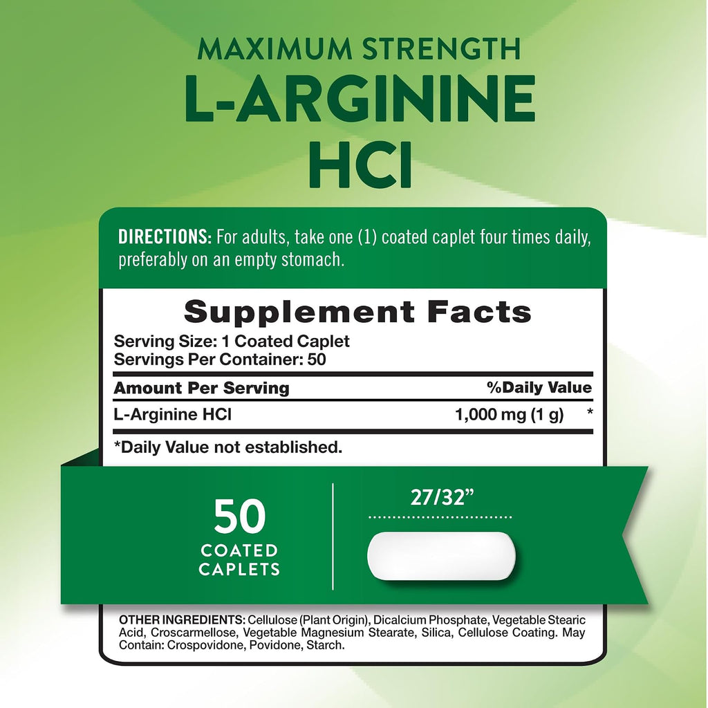 benefits of l-arginine supplements