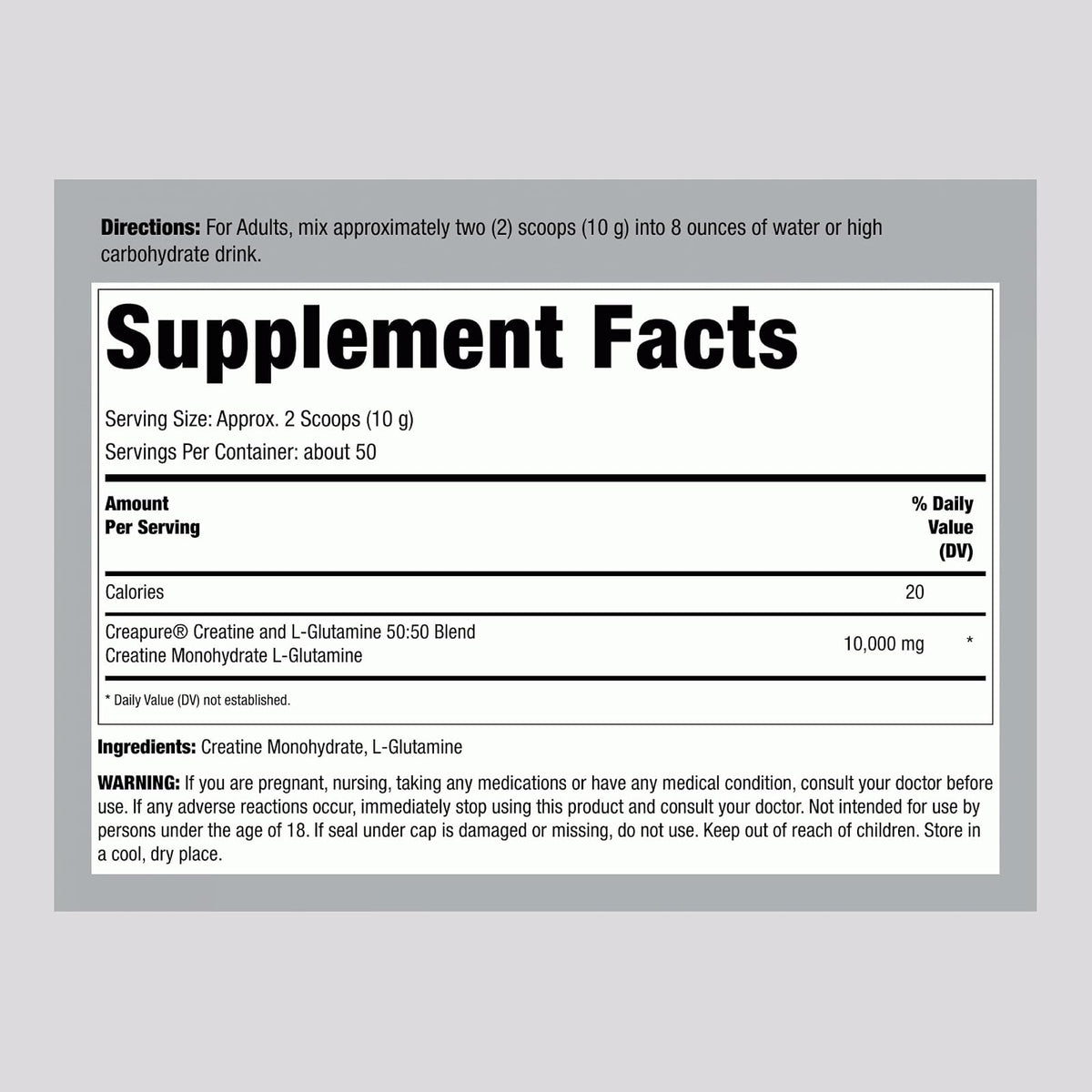 Benefits of l-glutamine for muscle growth