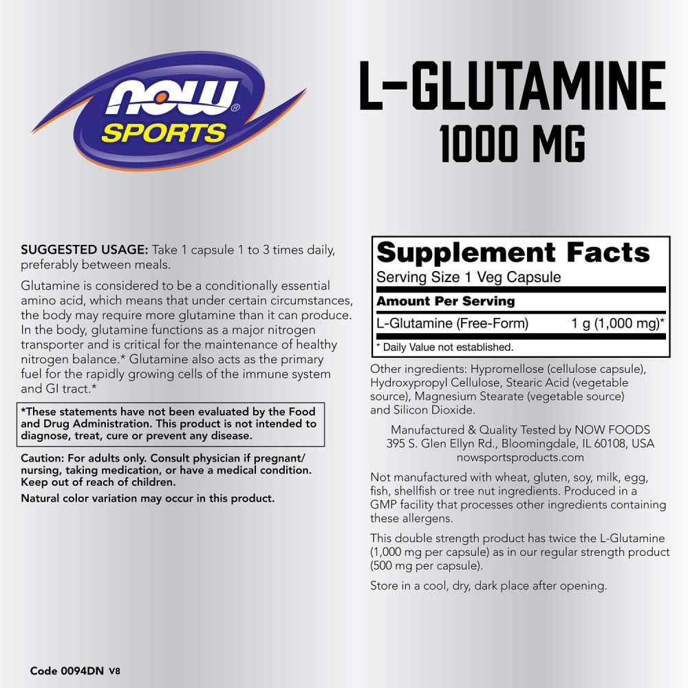benefits of L-Glutamine for recovery