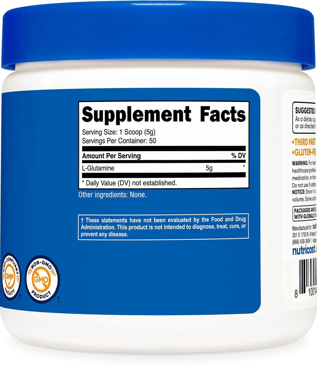 benefits of l-glutamine in fitness