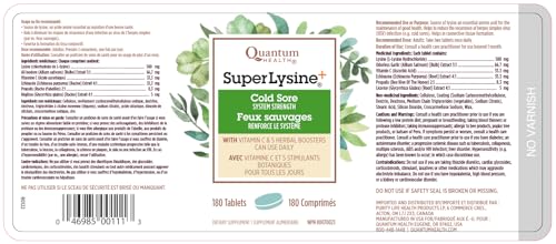 Benefits of l-lysine for cold sores