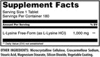 benefits of l-lysine for skin health