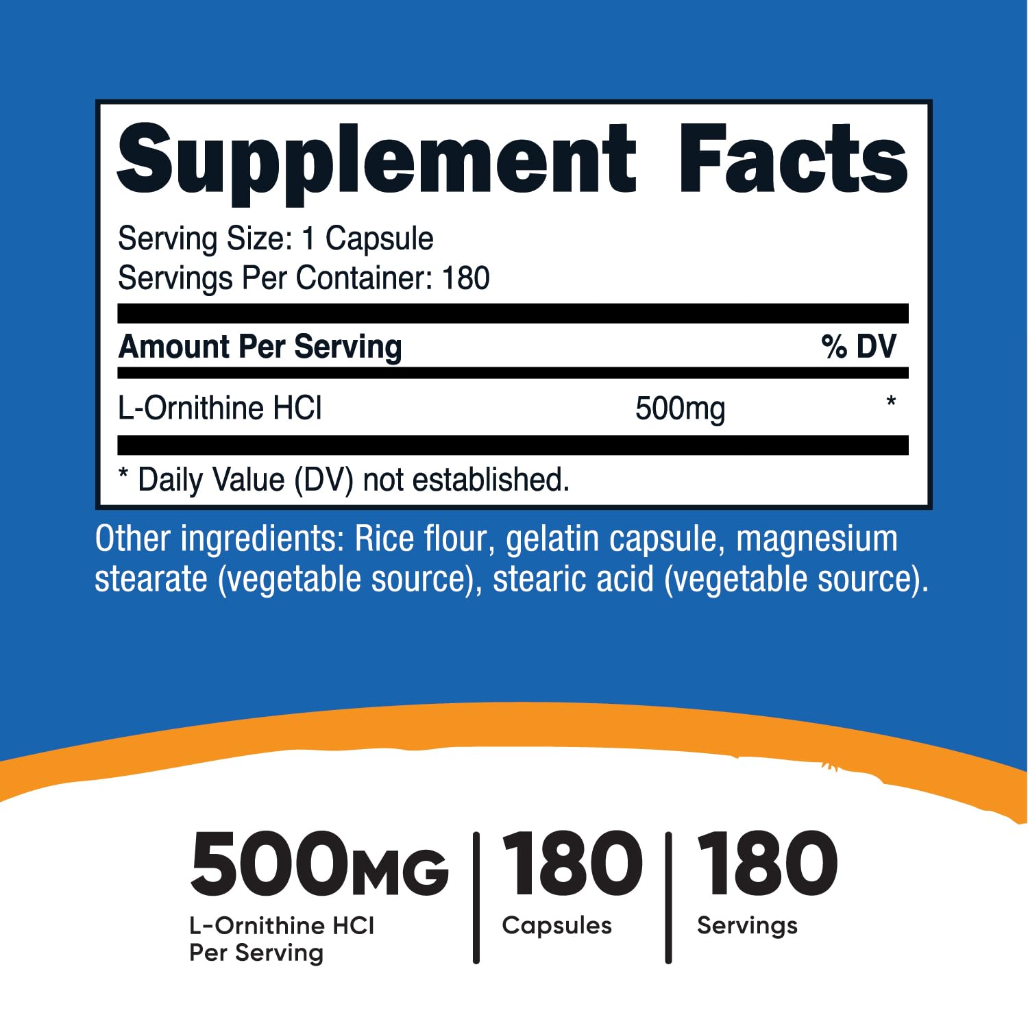 Benefits of L-Ornithine supplements